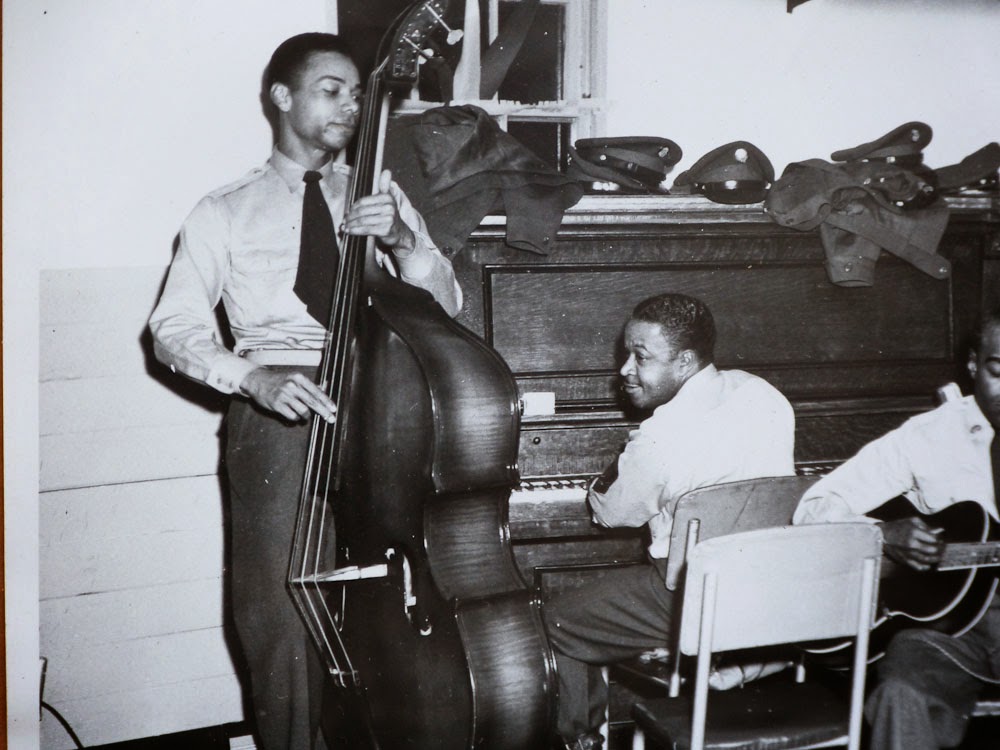 Spring Cleaning: 1940s WWII Jazz Band Photo