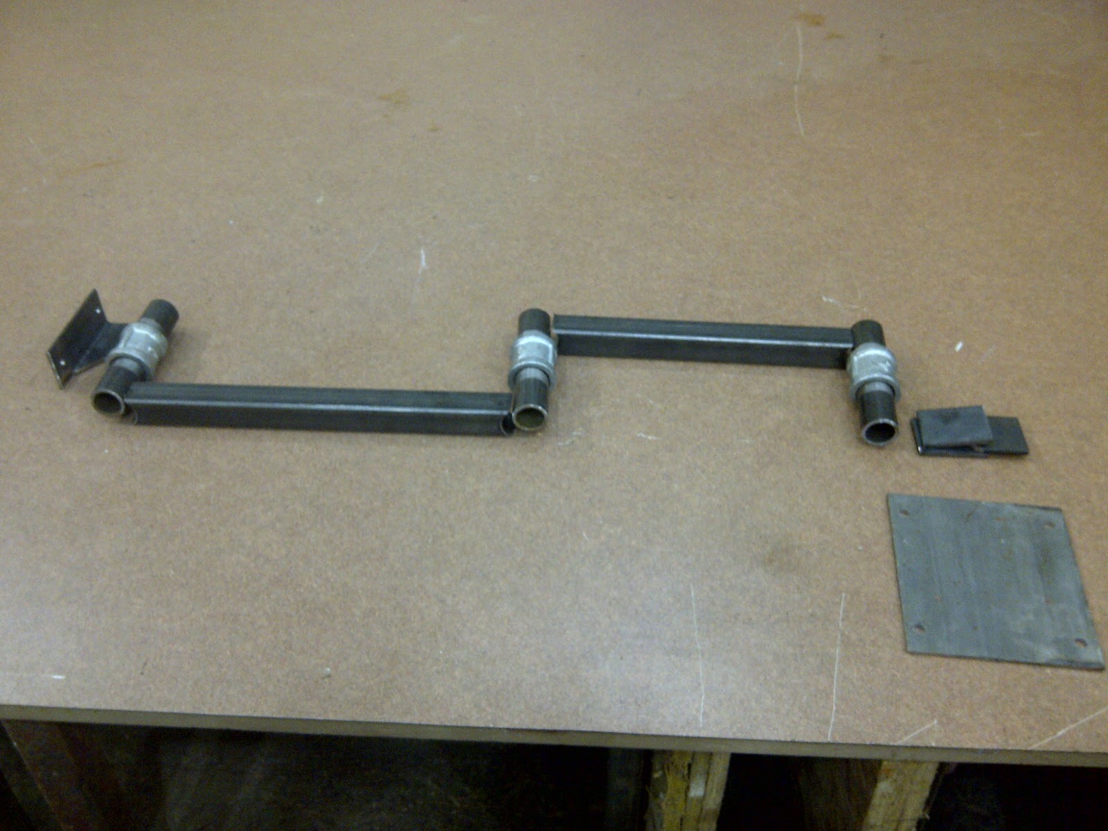 Another Day Another Project: Office Desk & DIY Monitor Mounts