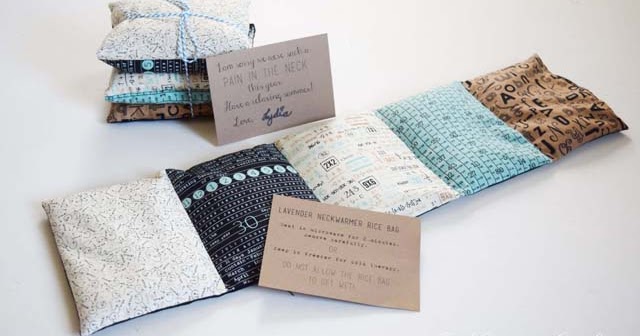 Threading My Way: Showcasing ~ Neck Warmer Rice Bag ~ Tutorial