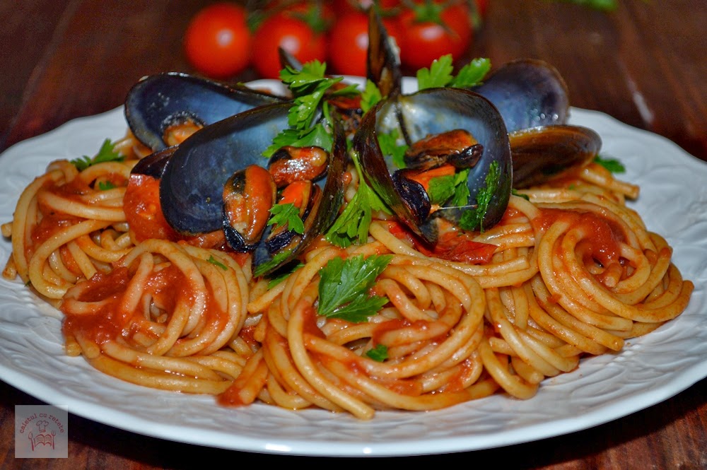 Paste cu midii - CAIETUL CU RETETE