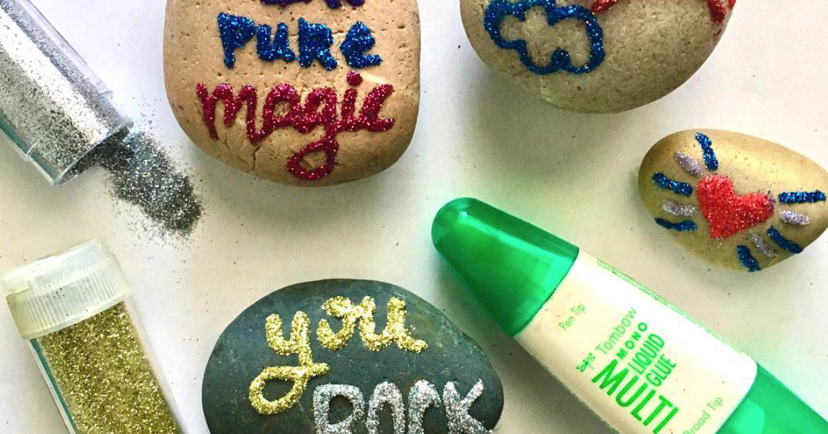 Glitter rocks