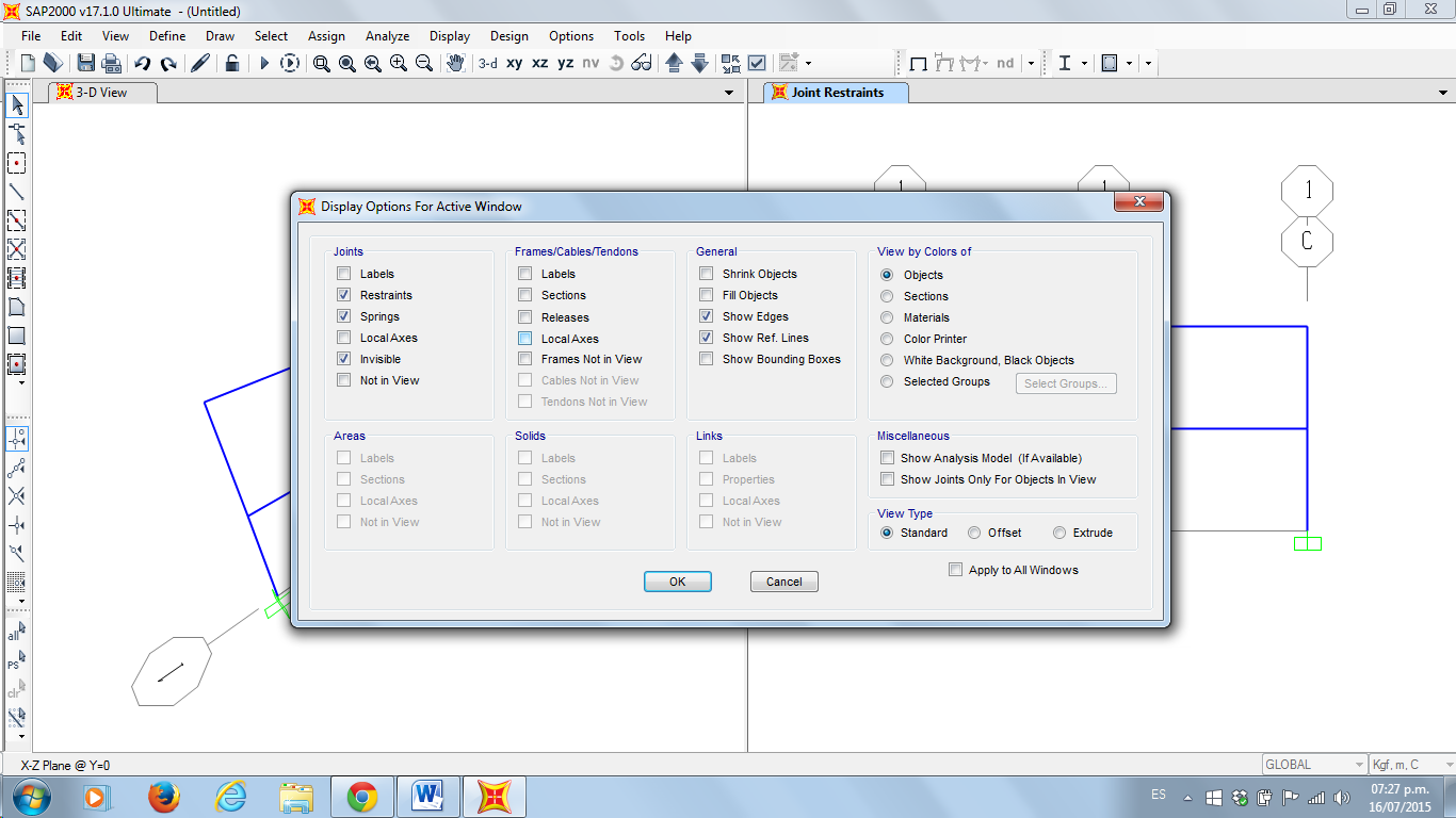 TutoFacil: ¿Como identificar ejes principales y ejes locales en SAP2000?