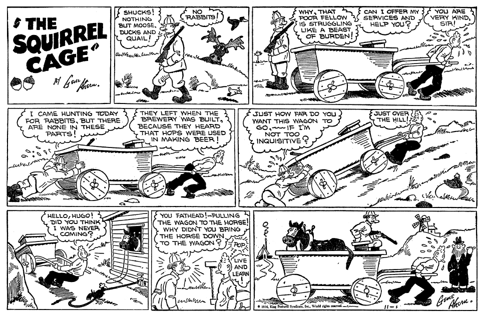 Screwball Comics: Gene Ahern's First Squirrel Cages and the Birth of ...