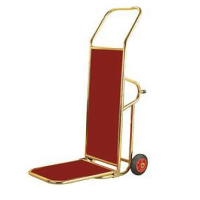 SPO Spacepac Industries Online store: Compact Porters Trolley, Brass ...