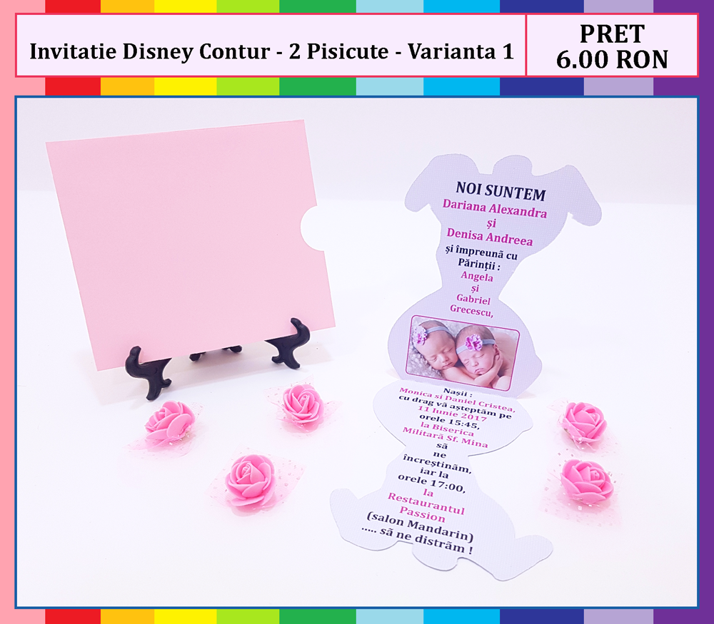 BebeStudio11.com - Invitatii Nunta‎ si Botez: Invitatii Gemeni - Motan ...