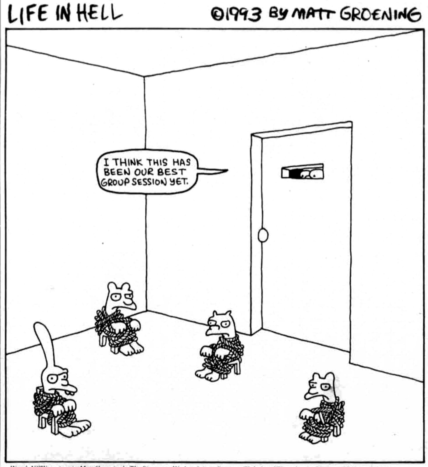 Bongo's Ultimate Life in Hell Archive : Life in Hell 1993 Archive