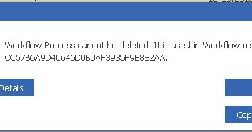 Delete Workflow Process in Aras Innovator