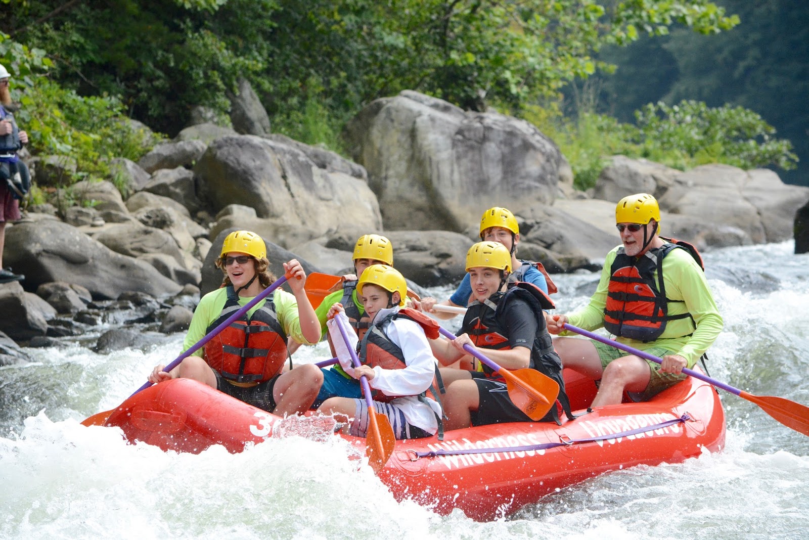 Troop 538 Updates: Troop 538 Goes Whitewater Rafting