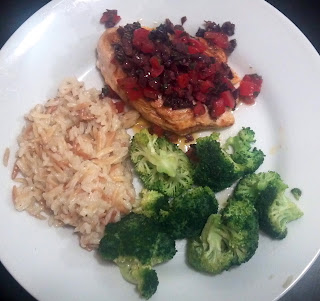 Moose in the Kitchen: Chicken with pseudo tapenade