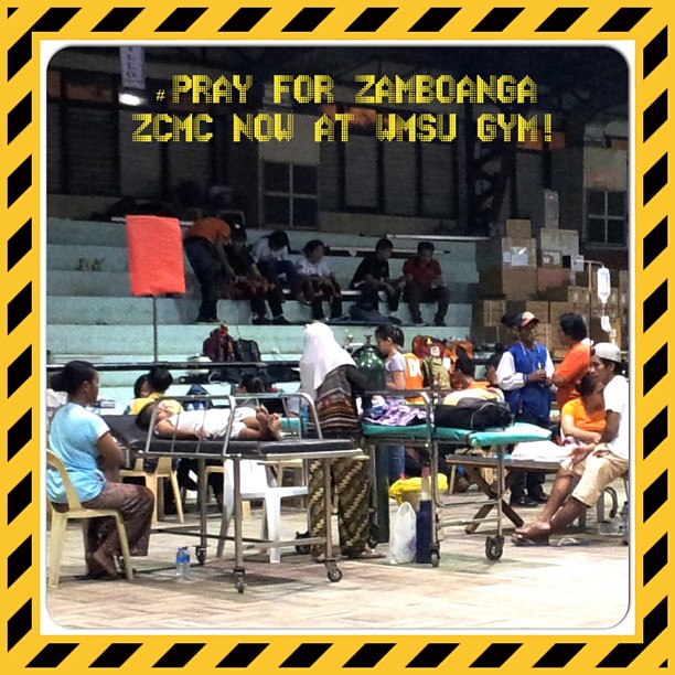 In Pinay's "Ciudad": ZAMBOANGA CITY CRISIS: ZCMC AT WMSU GYM ...
