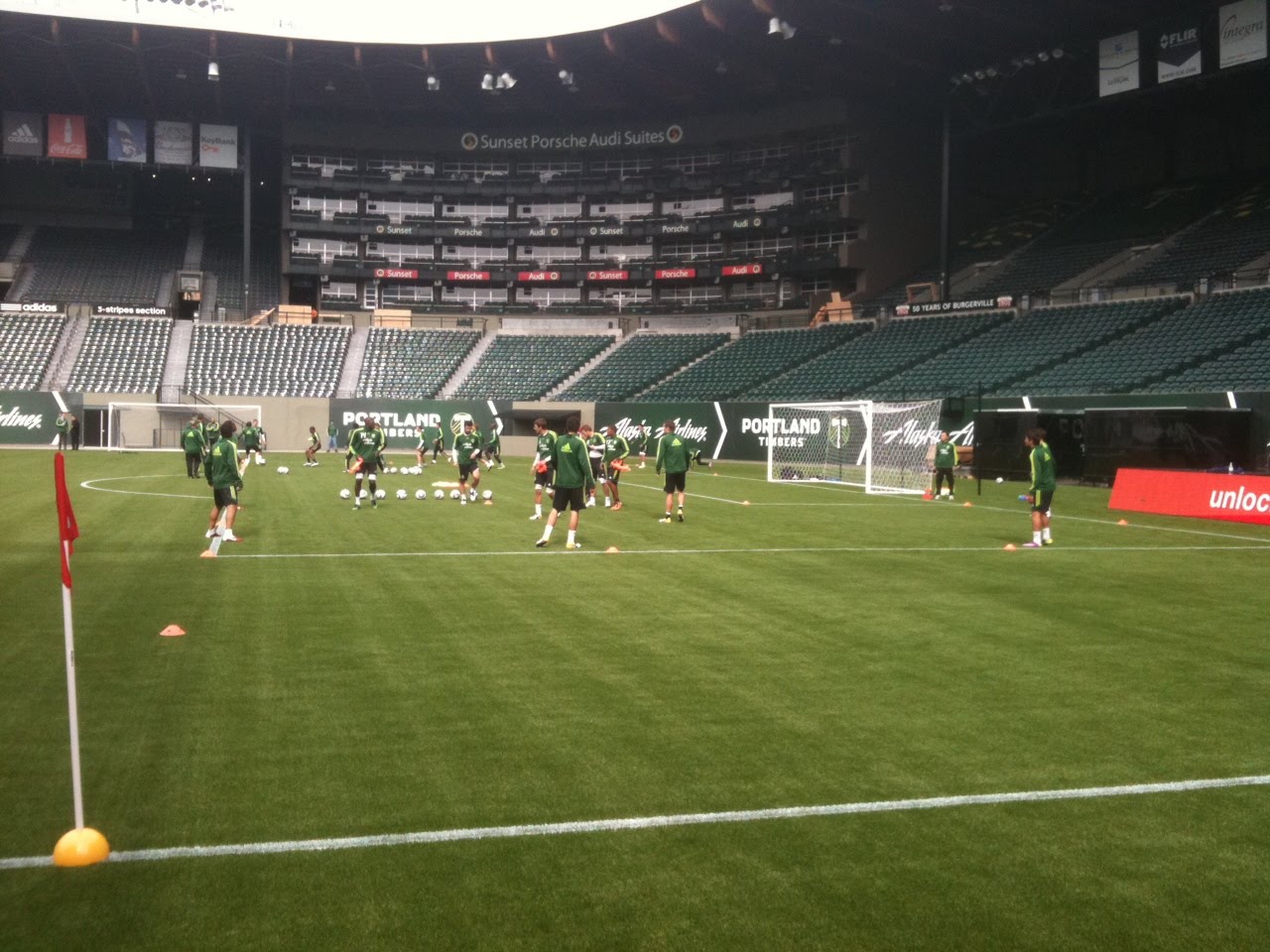 RSL Cup: Portland's renovated stadium