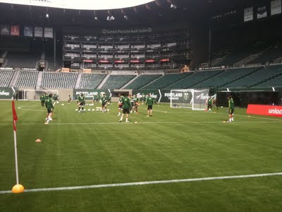 RSL Cup: Portland's renovated stadium