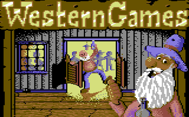 VGJUNK: WESTERN GAMES (COMMODORE 64)