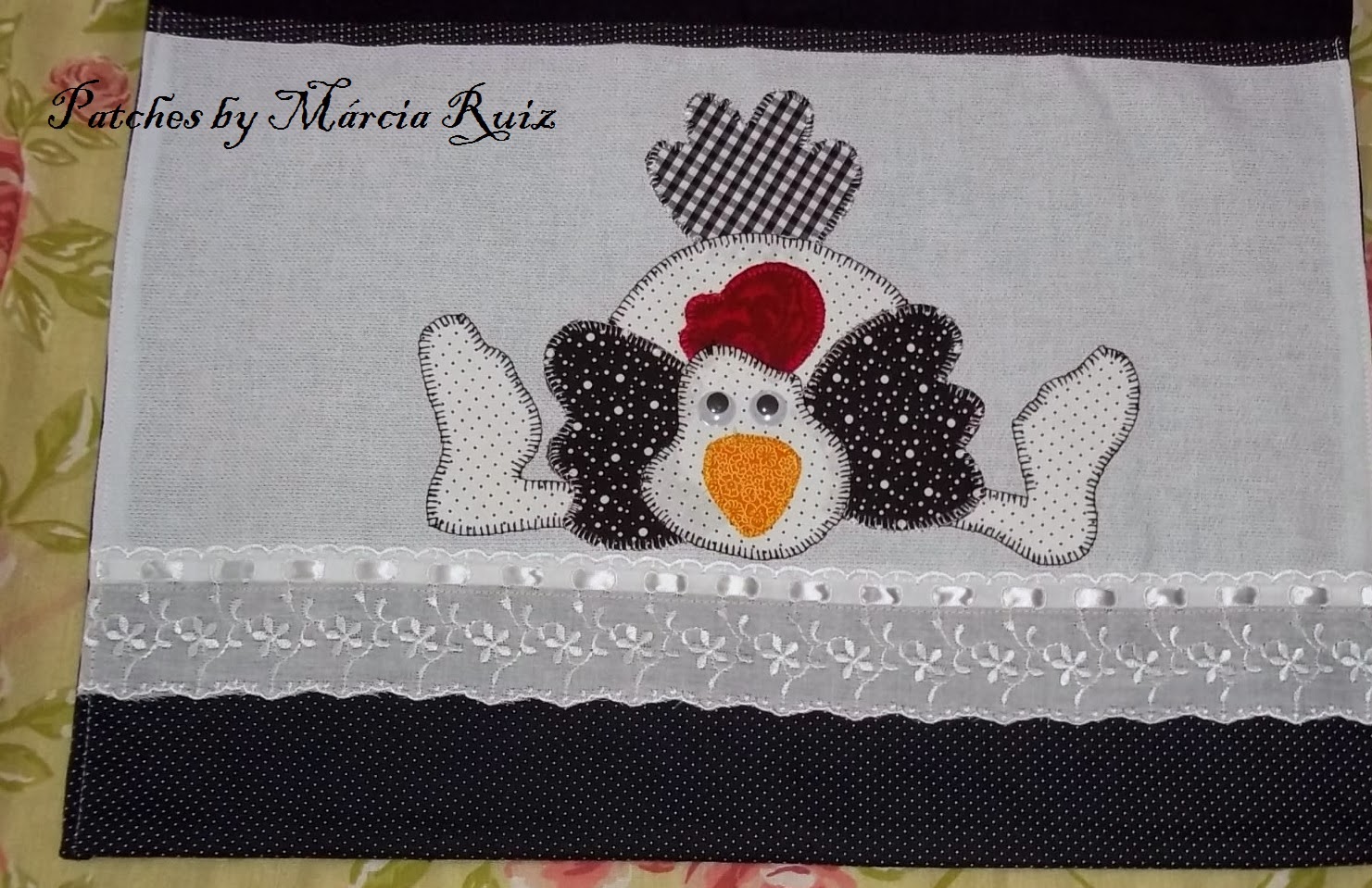 Patches by Márcia Ruiz: Desfile de panos de copa em patch aplique