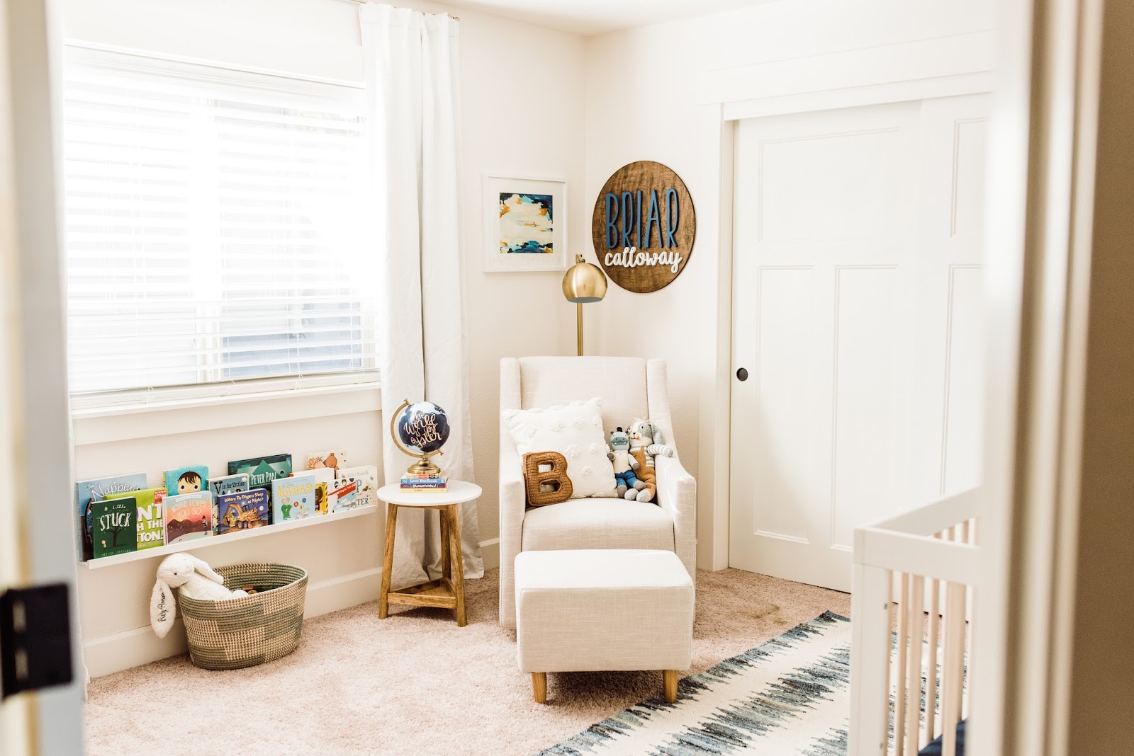 Hello Baby Brown: A Light and Bright Boy's Nursery // Briar's Nursery Tour