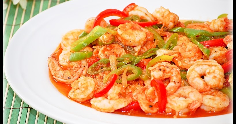 Pinay In Texas Cooking Corner: Filipino Spicy Gambas
