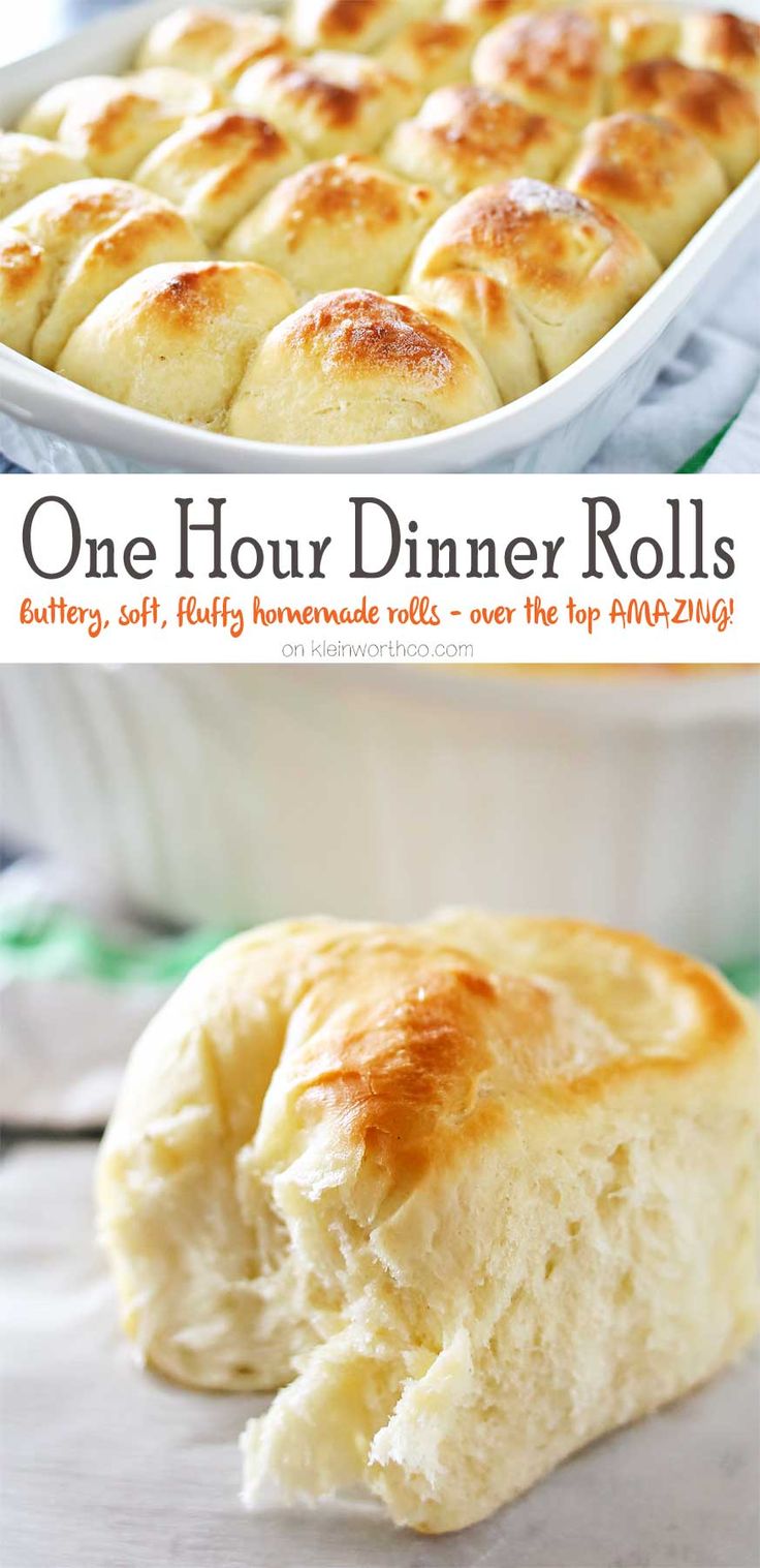 One Hour Dinner Rolls | food time