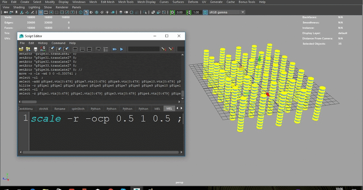 Character/Pipeline TD : Reducing Mesh Thickness in Maya