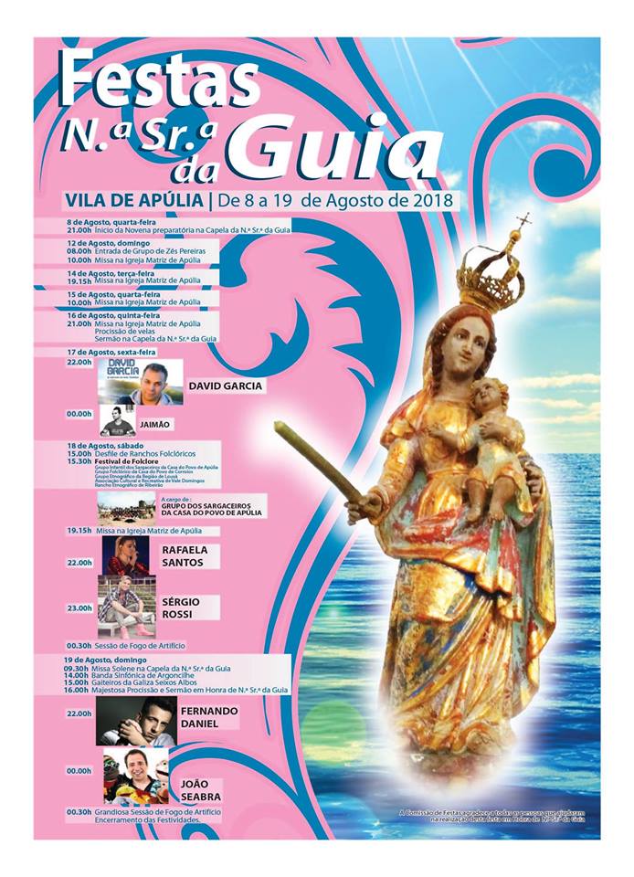 Festas de Nossa Senhora da Guia 2020 na Apúlia