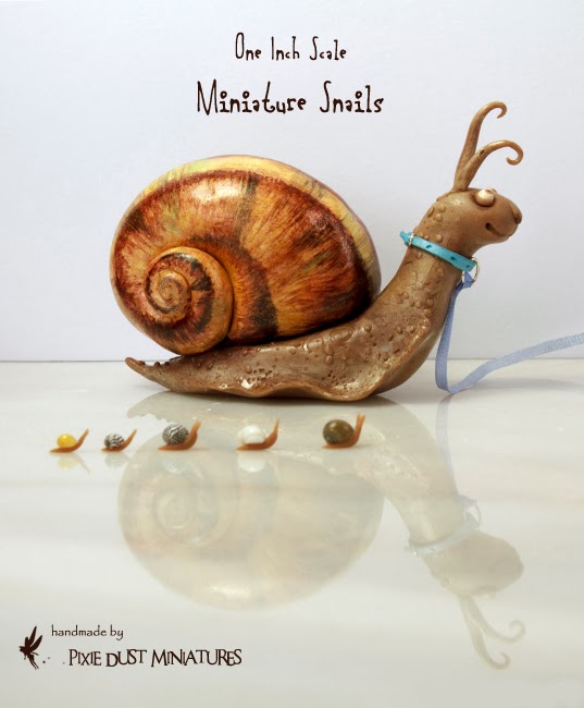 Pixie Dust Miniatures: NEW Tiger Snail