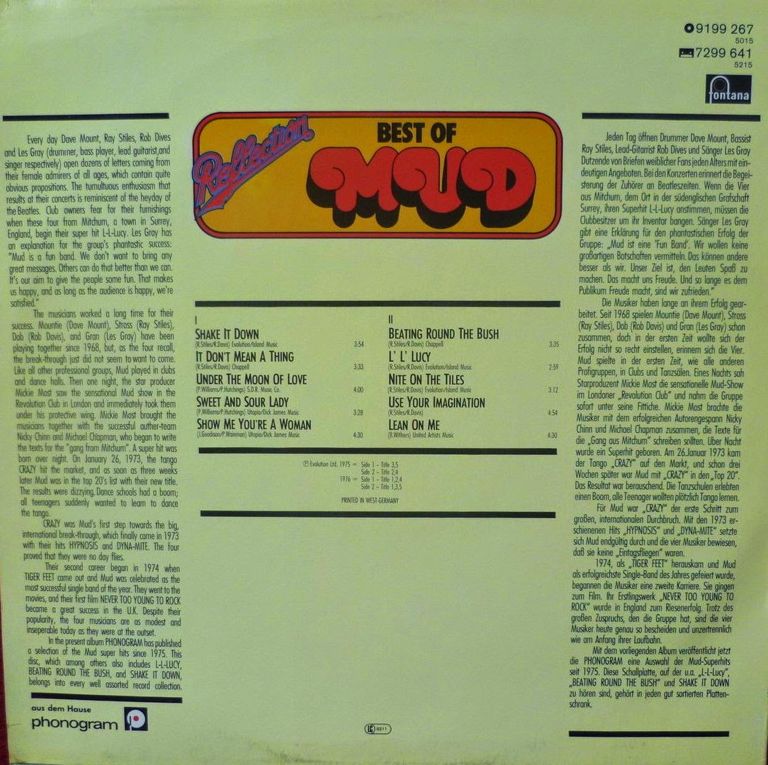 Glampop: Mud Historie