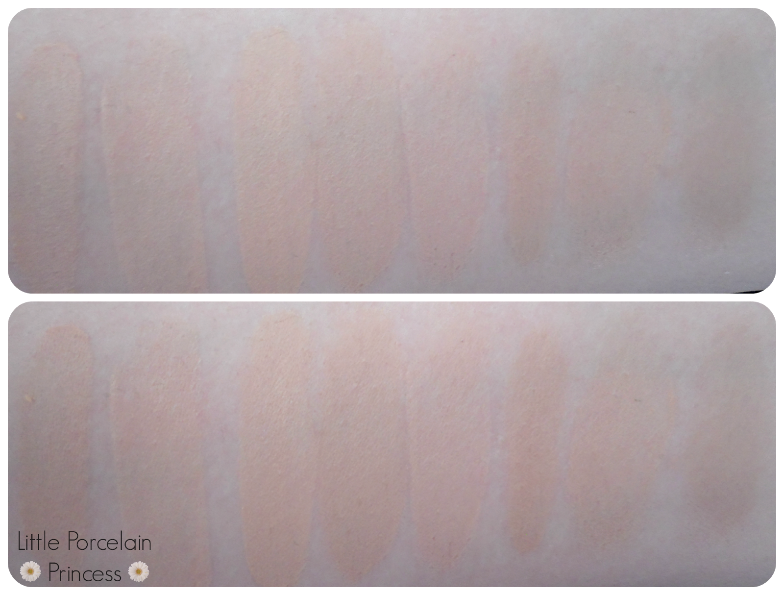 Little Porcelain Princess: BB Cream Swatches