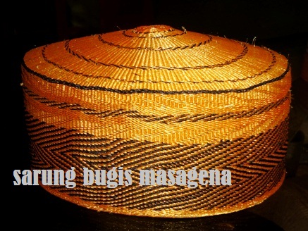 SarungBugis; MASAGENA: Songkok FULL EMAS BERMOTIF