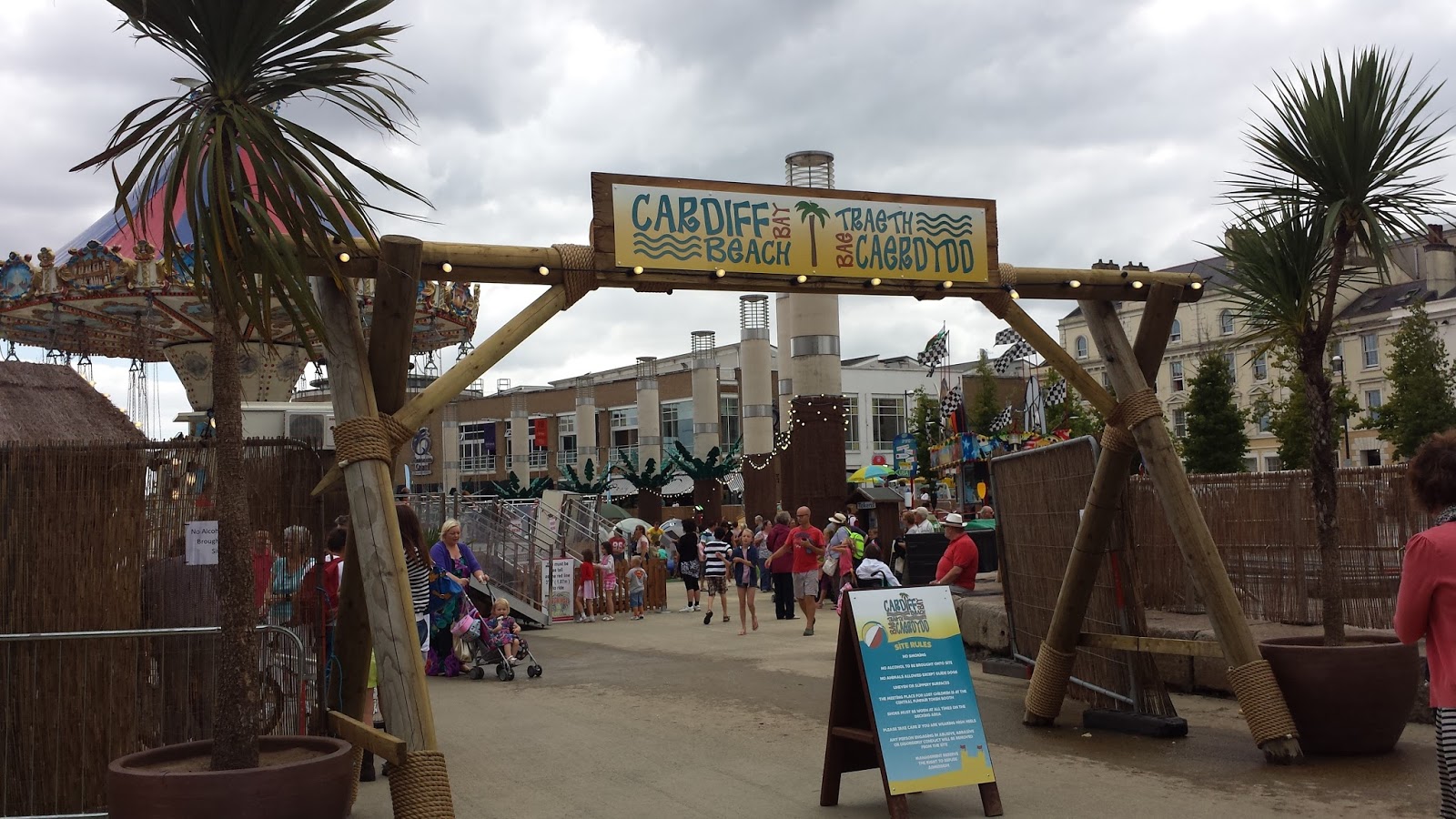 Little Miss Disney: Cardiff Bay Beach!