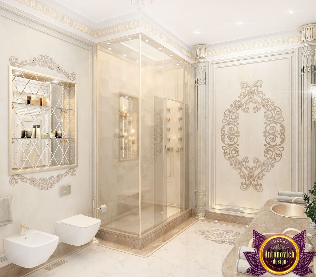 LUXURY ANTONOVICH DESIGN UAE: Bathroom design of Katrina Antonovich