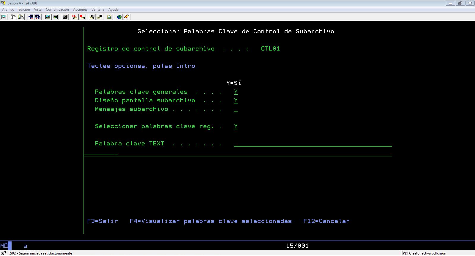 AS400: Creación de un Subfile - DDS - Parte 2 AS400: Creación de un Subfile - DDS - Parte 2