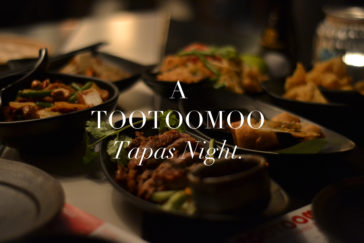 Tootoomoo’s Asian tapas menu. | Daisybutter | Bloglovin’