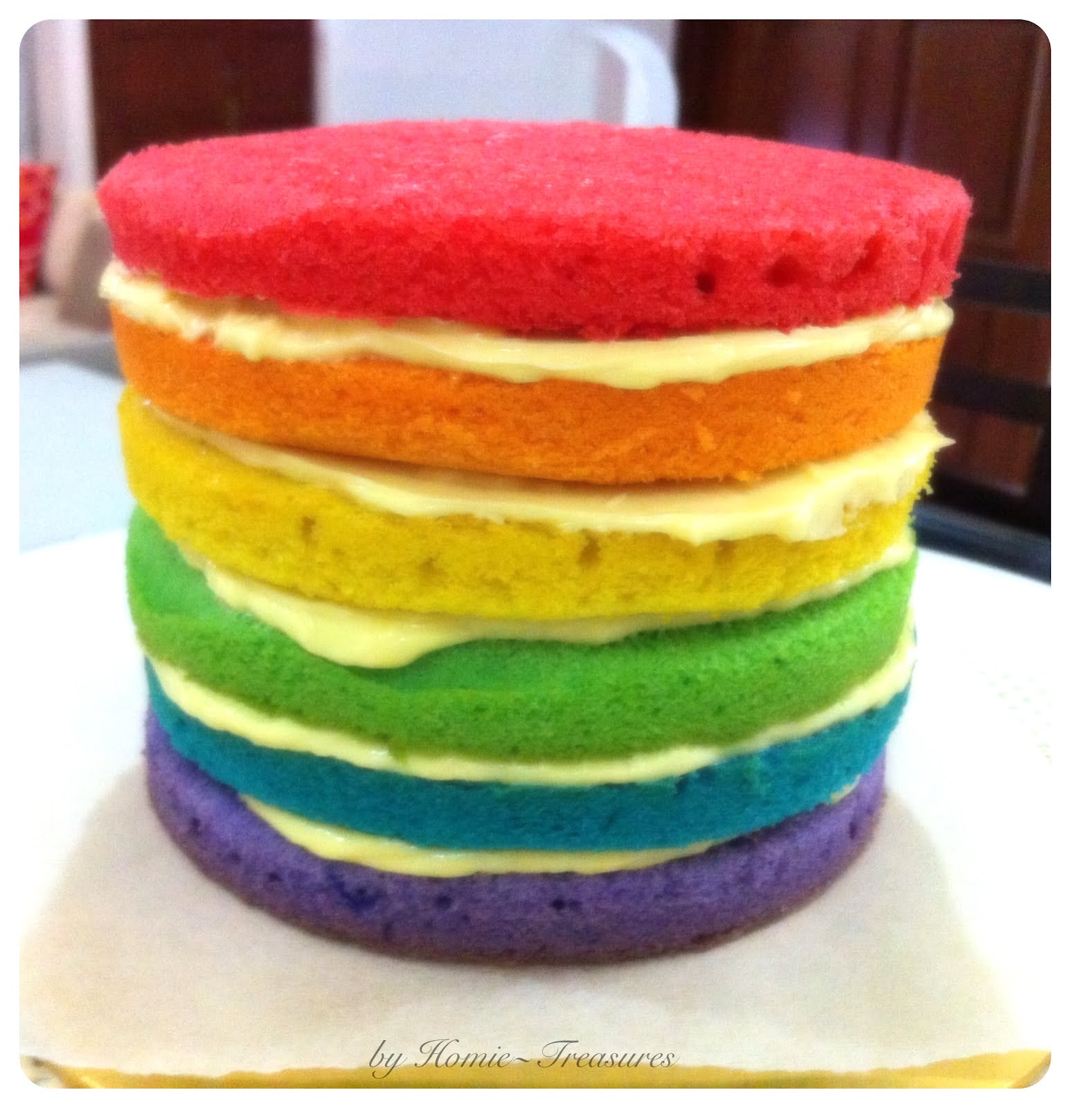 Colorful Layer Cake 彩色蛋糕