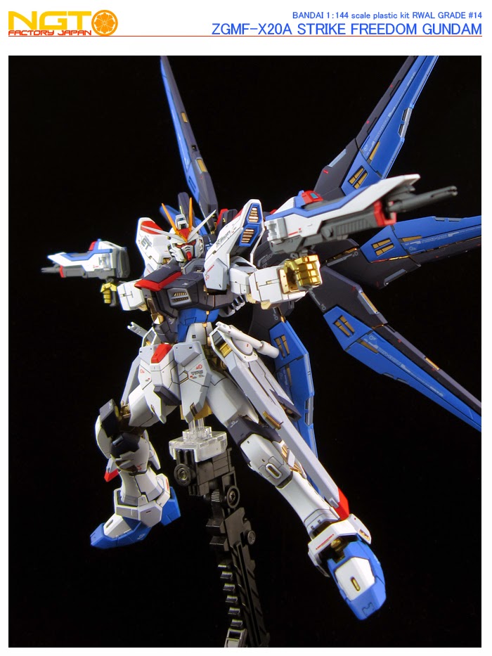 GUNDAM GUY: RG 1/144 Strike Freedom Gundam - Customized Build