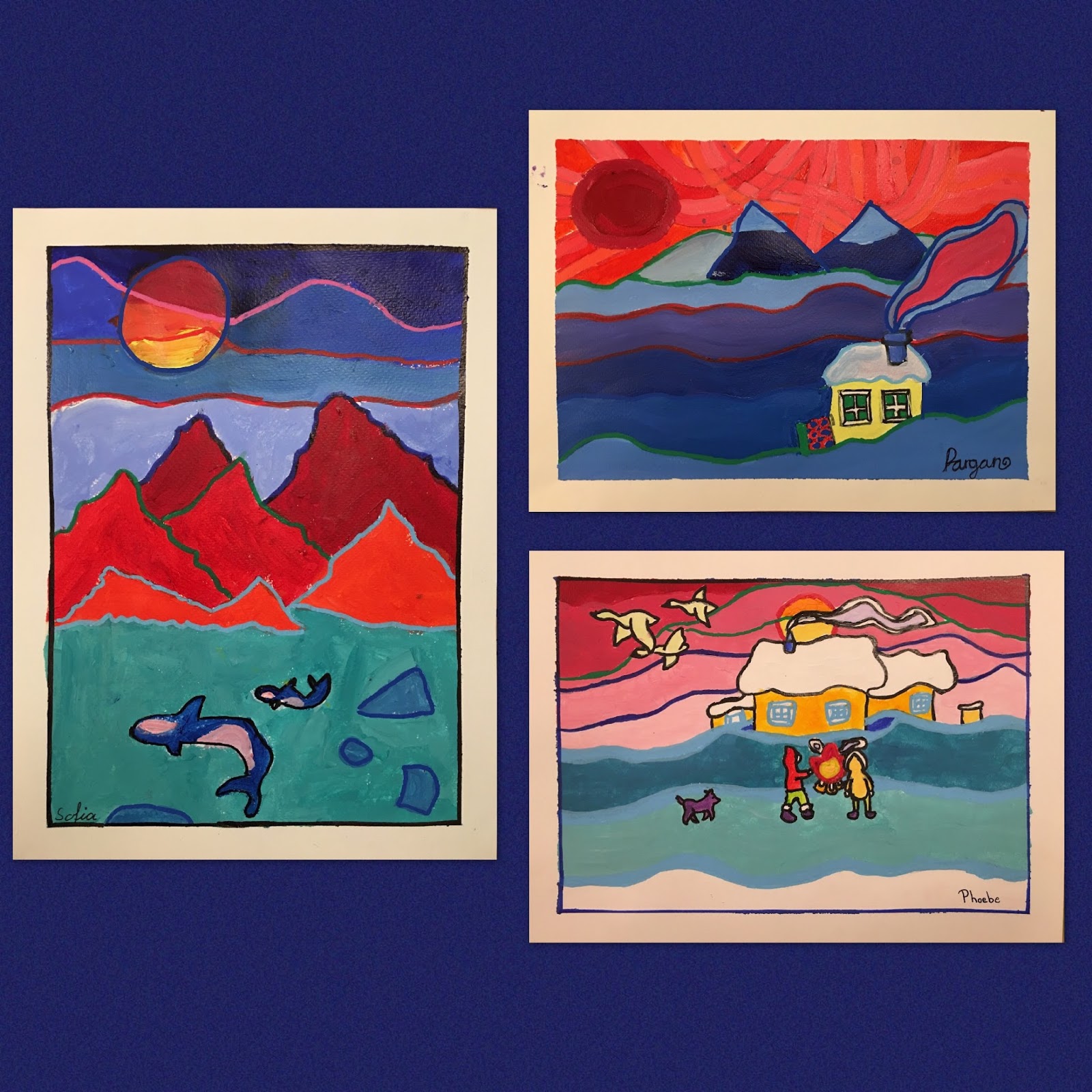 Art Room Britt: Ted Harrison Canadian Landscapes