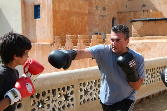 THE VIEW FROM FEZ: Boxing Workshop in Fez - a smash hit!