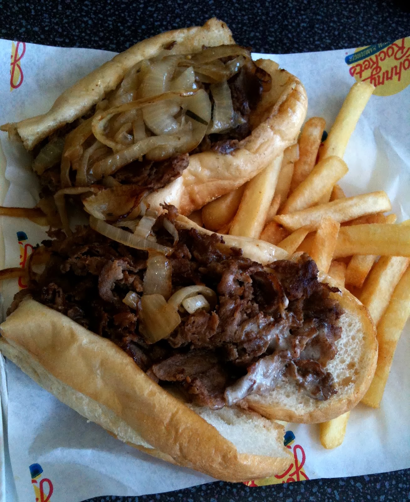 Johnny Rockets, Washington : Eating Without Moving