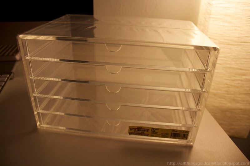 All Things Gold Can Stay: Muji Drawers