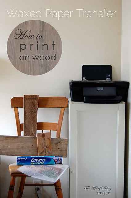 Make An Amazing Wax Paper Transfer | Find My DIY