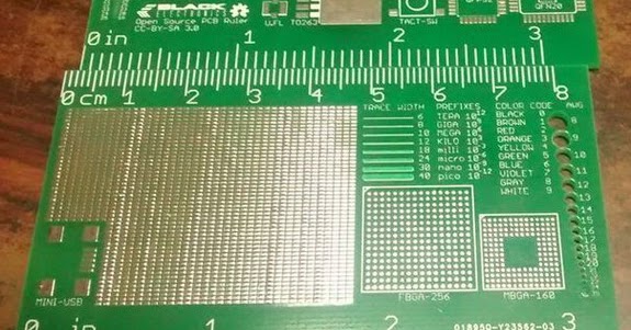 Bricotronika: Open Source PCB Ruler v1.0