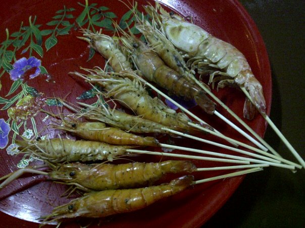 Prawning at Haibin Bishan Singapore