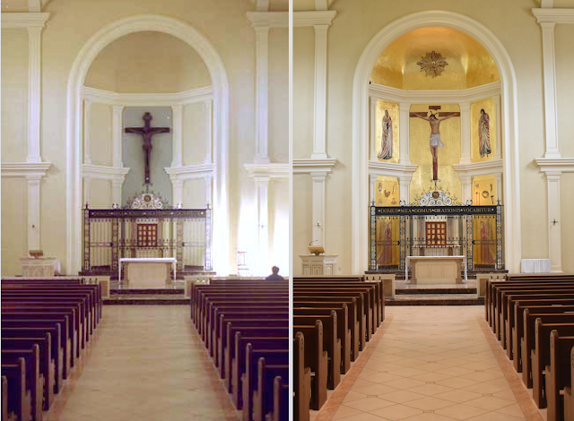 Stunning New Apsidal Paintings at the Toronto Oratory ~ Liturgical Arts ...