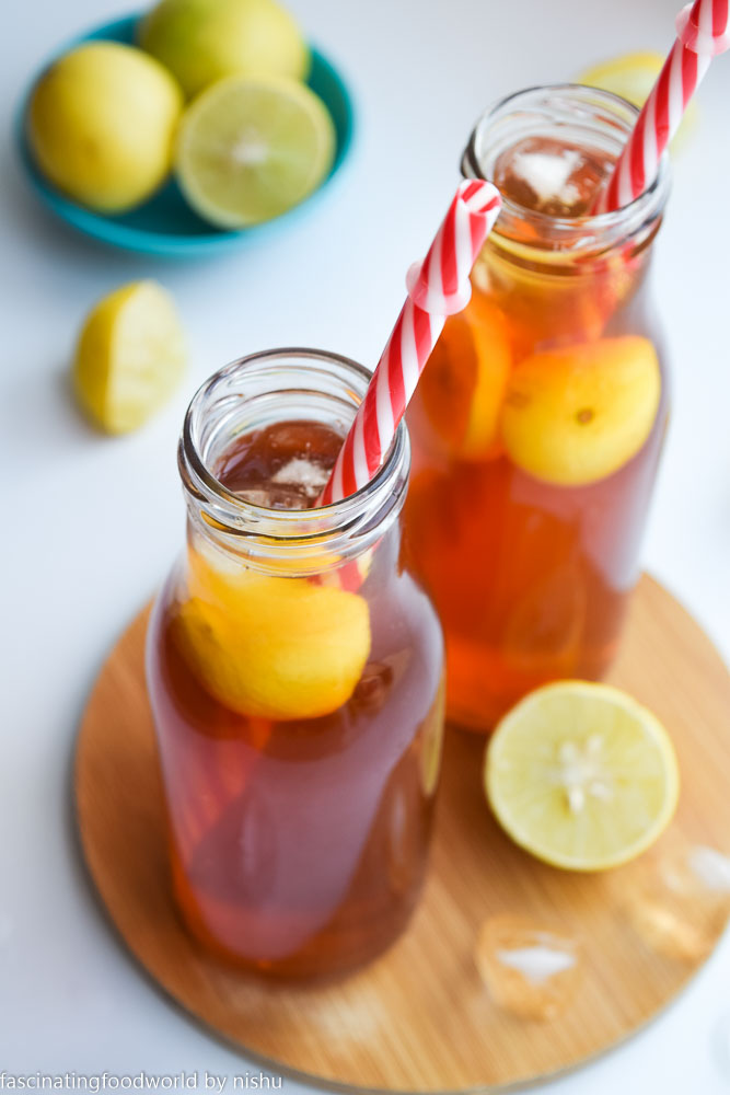 Orange and ginger masala lemonade