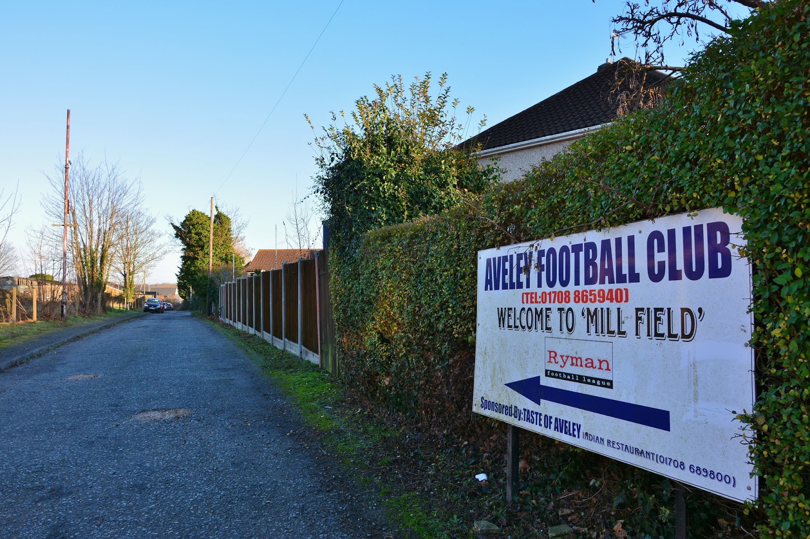 Extreme Football Tourism: ENGLAND: Aveley FC (1951-2017) / Grays ...