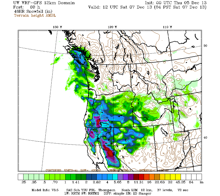 Cliff Mass Weather Blog: Cold Facts and Coastal/Oregon Snow
