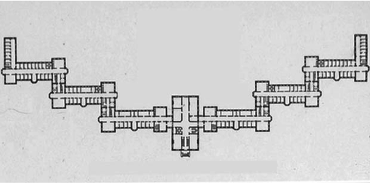 Asylum History: Architecture: The Kirkbride Plan