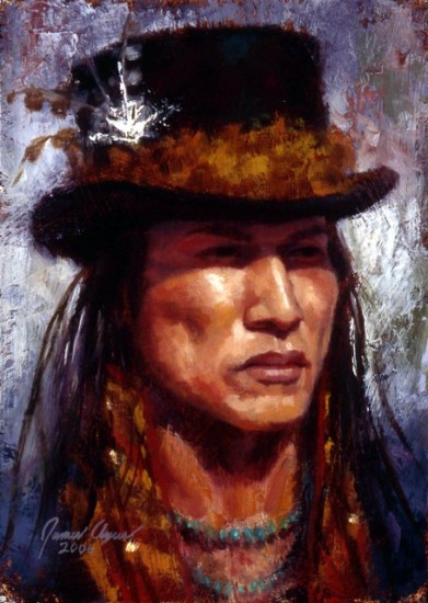 White Wolf : 20 James Ayers outstanding paintings of Native American ...