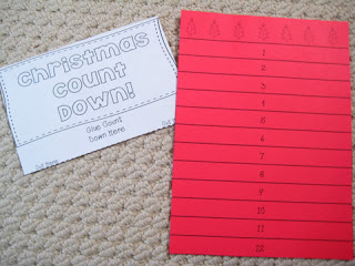 The Kindergarten Pod: Christmas Countdown FREEBIE!