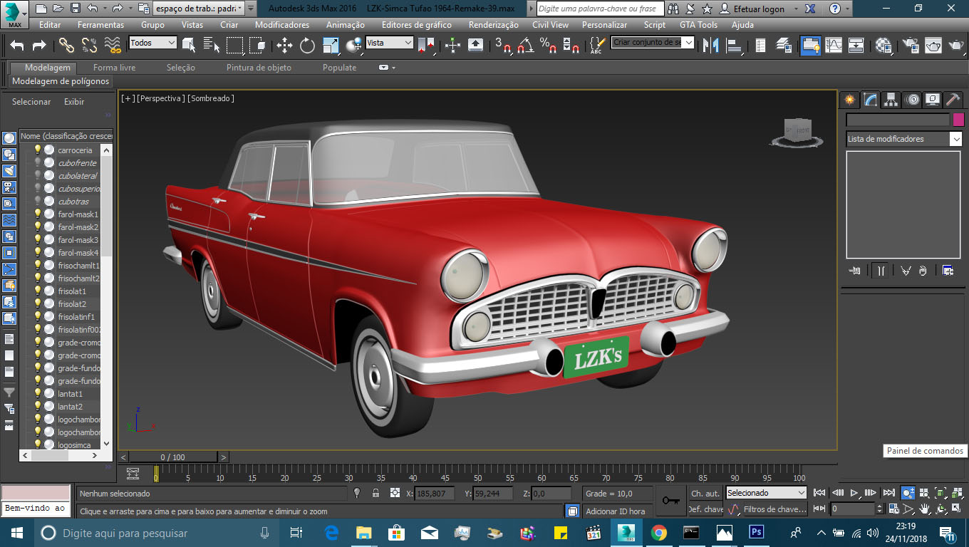 Simca Chambord Tufão 1964 - Exterior concluído ~ CLASSICS 4EVER