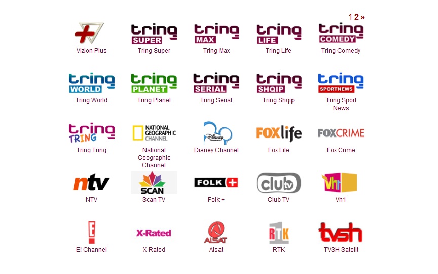 Tring Digital 16E nove frkvencije - satelit-antena