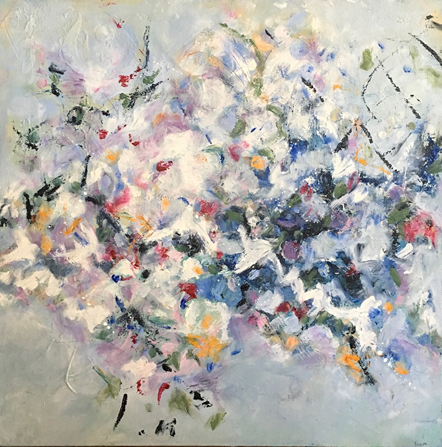Pamela Fowler Lordi: Contemporary Floral Abstract Fine Art Painting ...